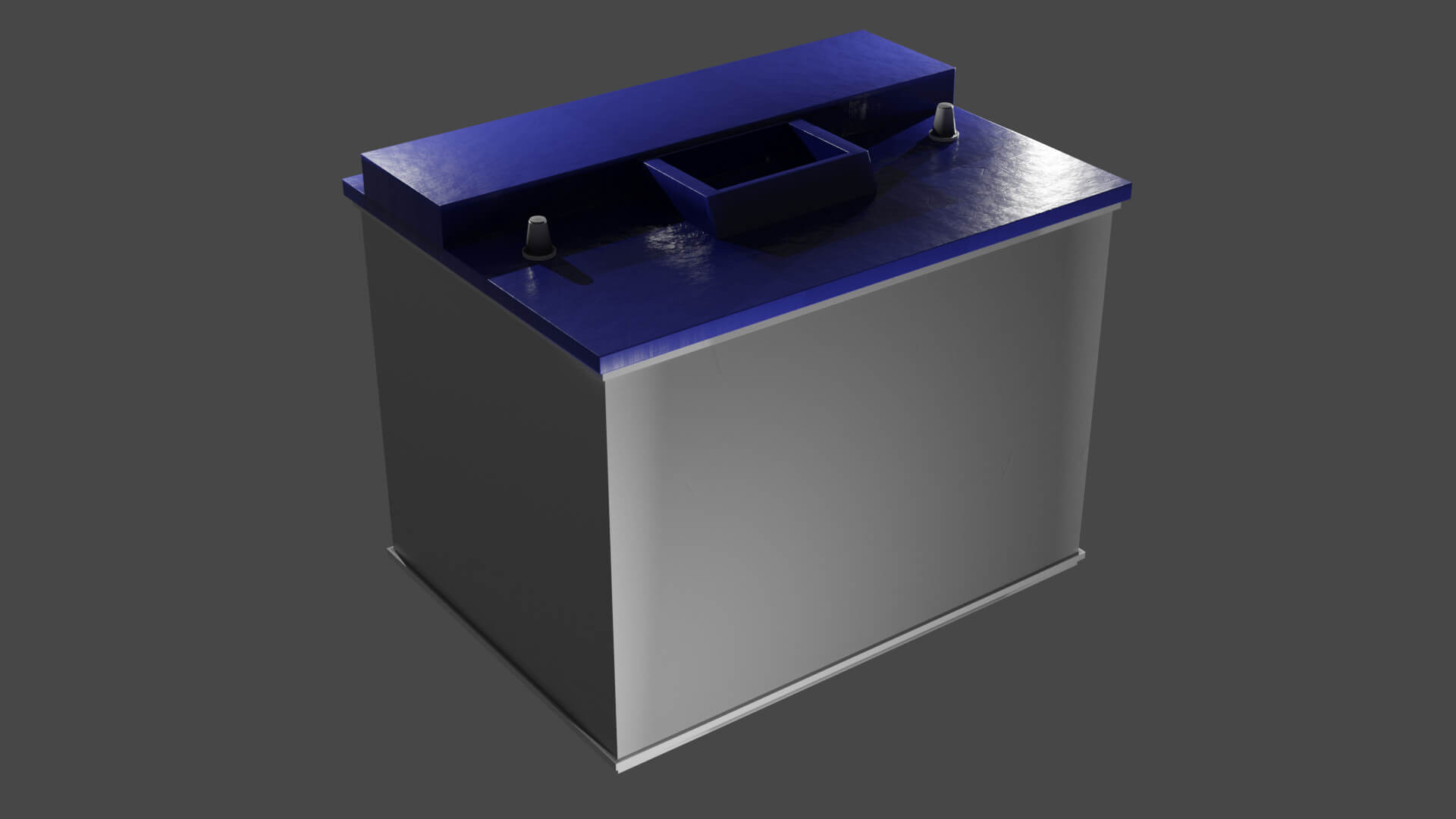 Car Battery - Simple 3D Model by BlueChris206