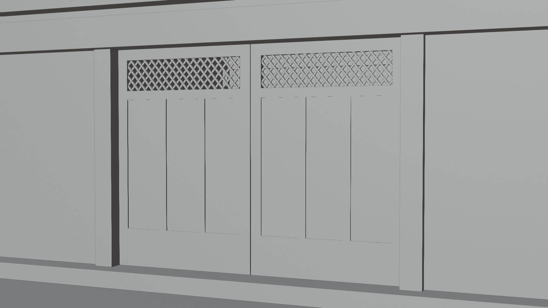 Chinese Two Floors Siheyuan - 3D Model by BlueChris206