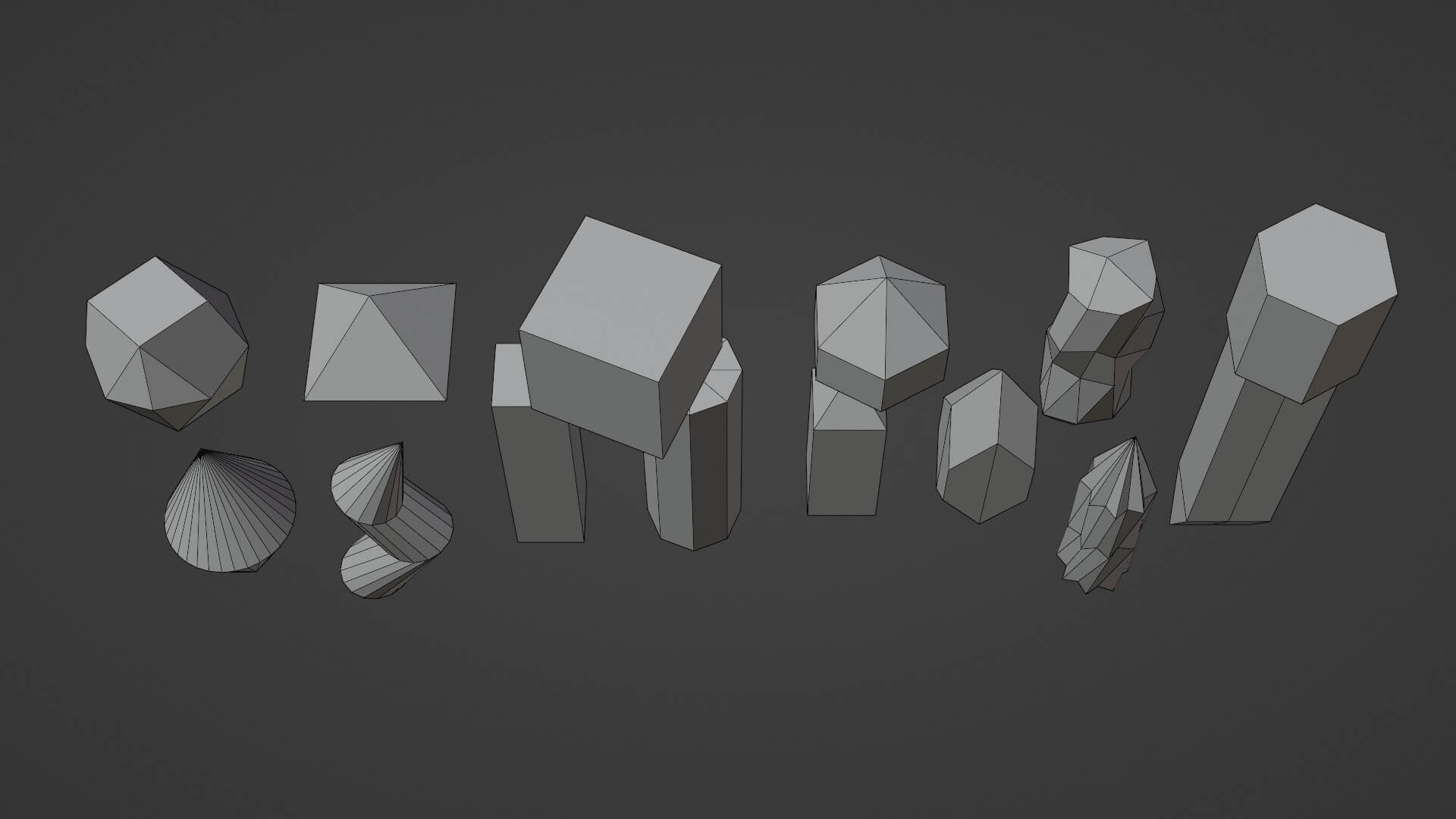 Fourteen Crystals - 3D Model by BlueChris206