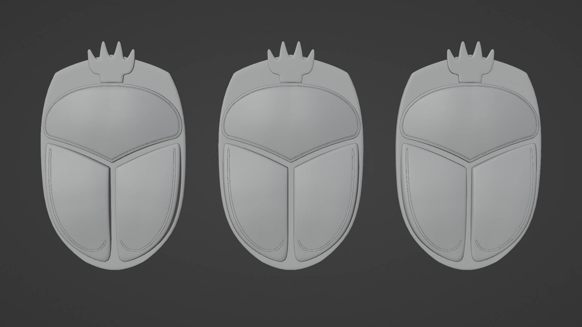 Egyptian Scarab Artifact - 3D Model by BlueChris206