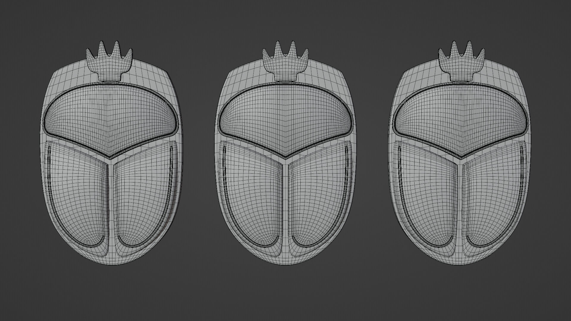 Egyptian Scarab Artifact - 3D Model by BlueChris206