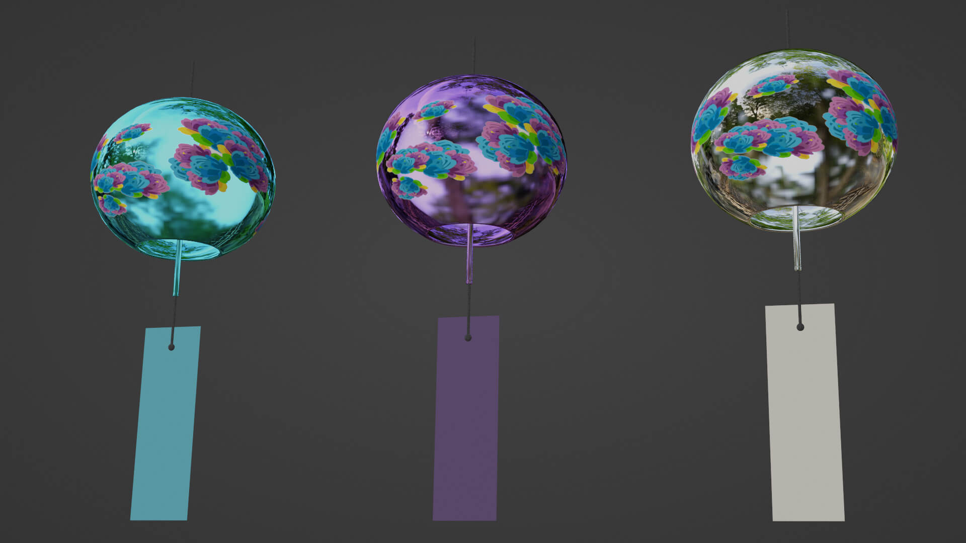 Furin - Wind Chimes 3D Model by BlueChris206