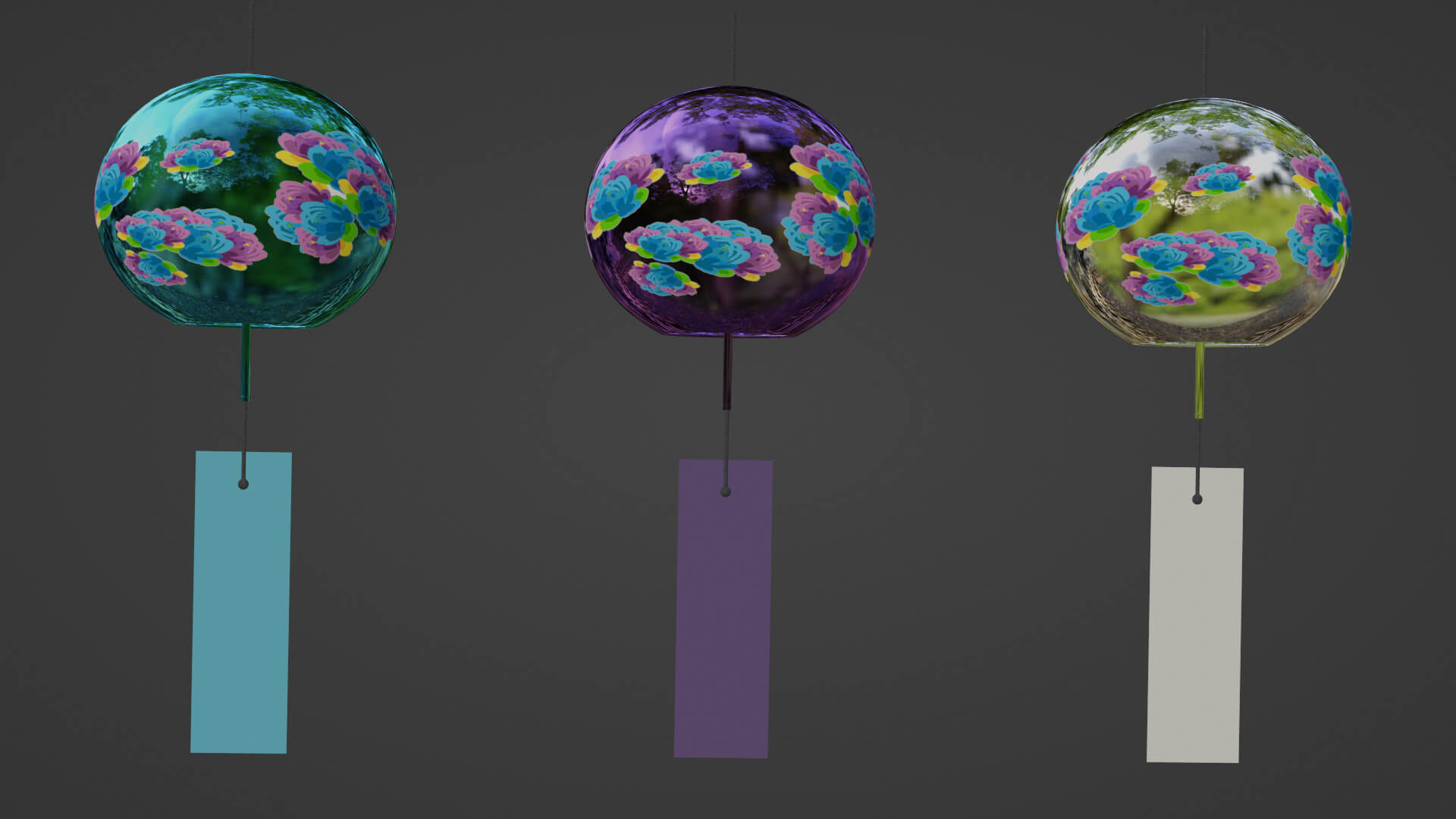 Furin - Wind Chimes 3D Model by BlueChris206