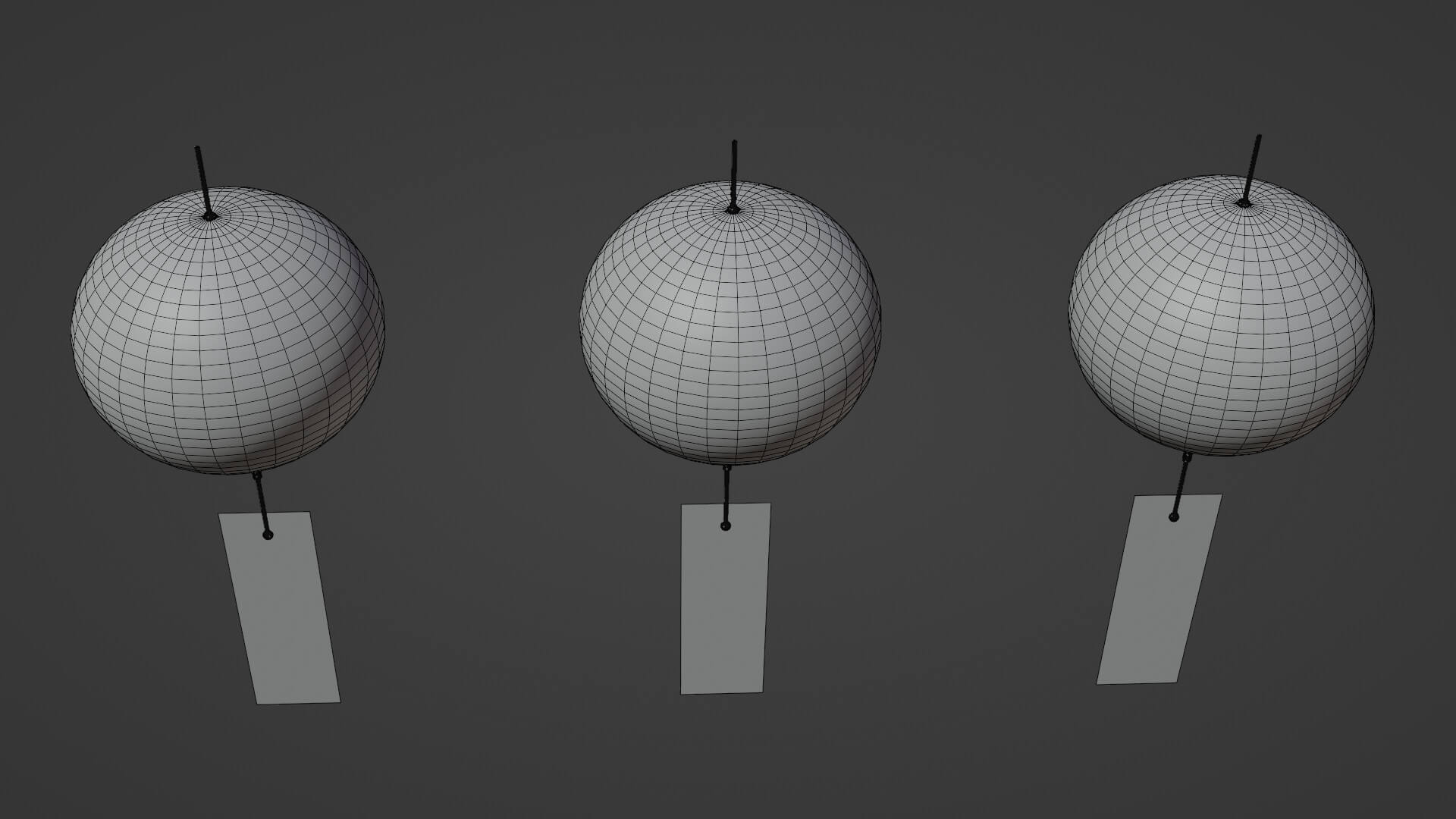 Furin - Wind Chimes 3D Model by BlueChris206