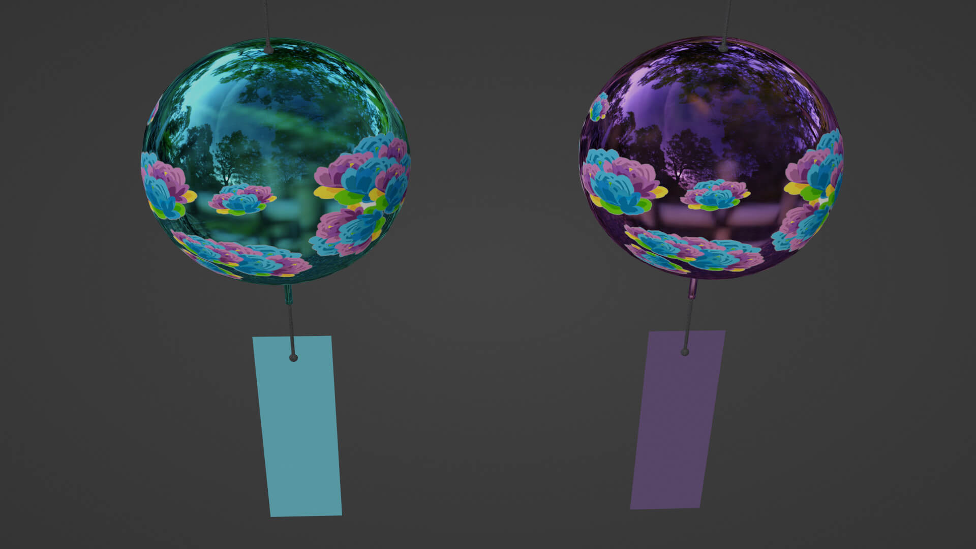 Furin - Wind Chimes 3D Model by BlueChris206