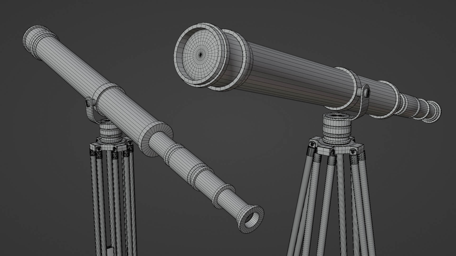 Galileo Telescope - 3D Model by BlueChris206