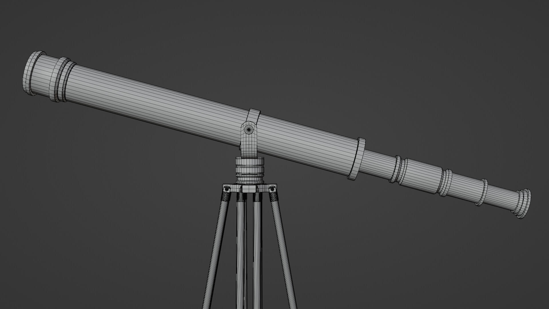 Galileo Telescope - 3D Model by BlueChris206