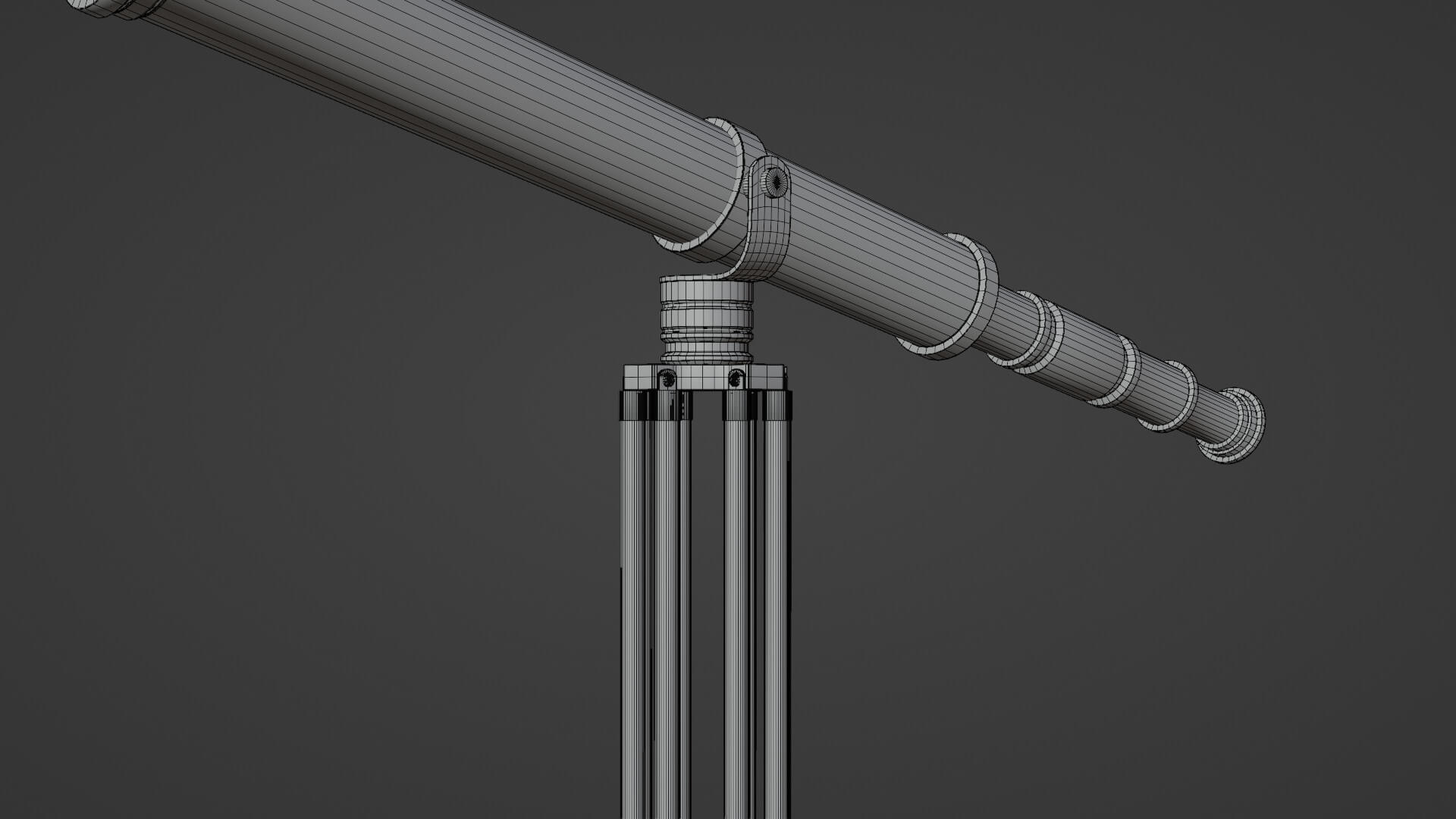 Galileo Telescope - 3D Model by BlueChris206