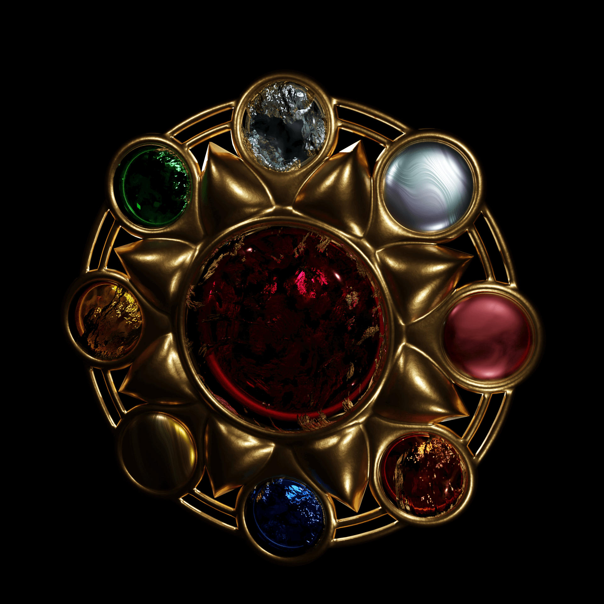 Navaratna 3D Render | RenderHub Gallery