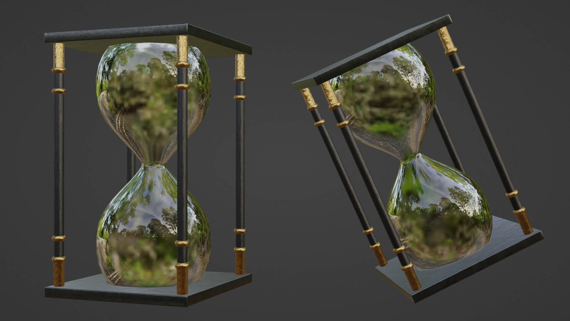 Hourglass (Sun Wukong Staff) - 3D Model by BlueChris206