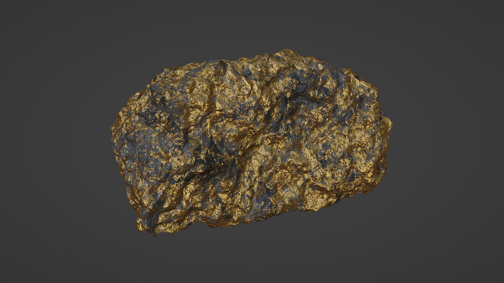 Gold & Silver Nuggets - 3D Model by BlueChris206