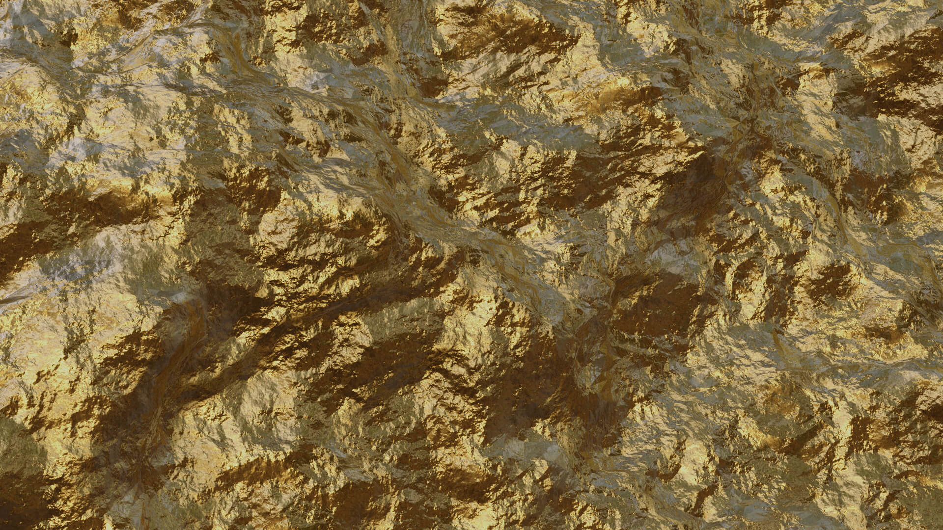 Gold & Silver Nuggets - 3D Model by BlueChris206