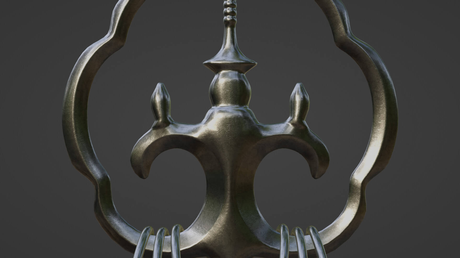 Japanese Priest Staff - 3D Model by BlueChris206
