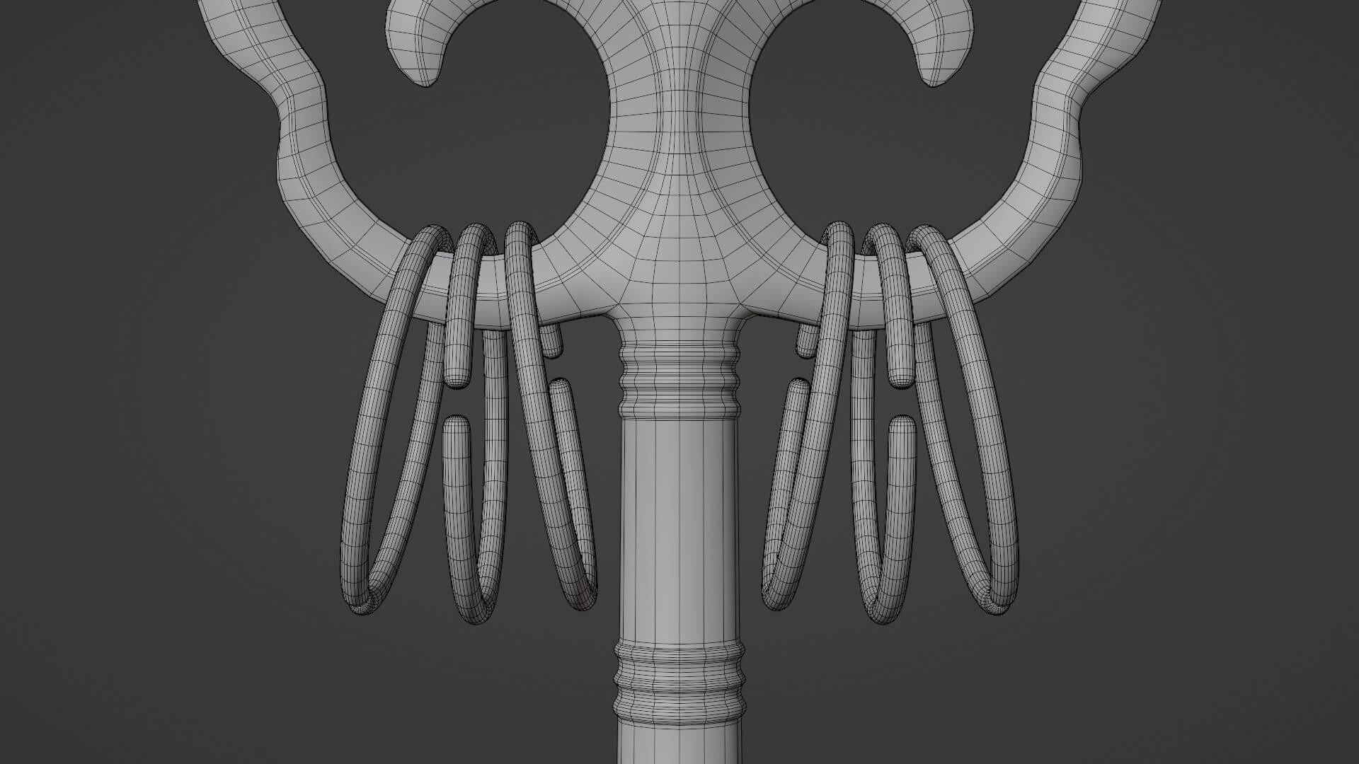 Japanese Priest Staff - 3D Model by BlueChris206