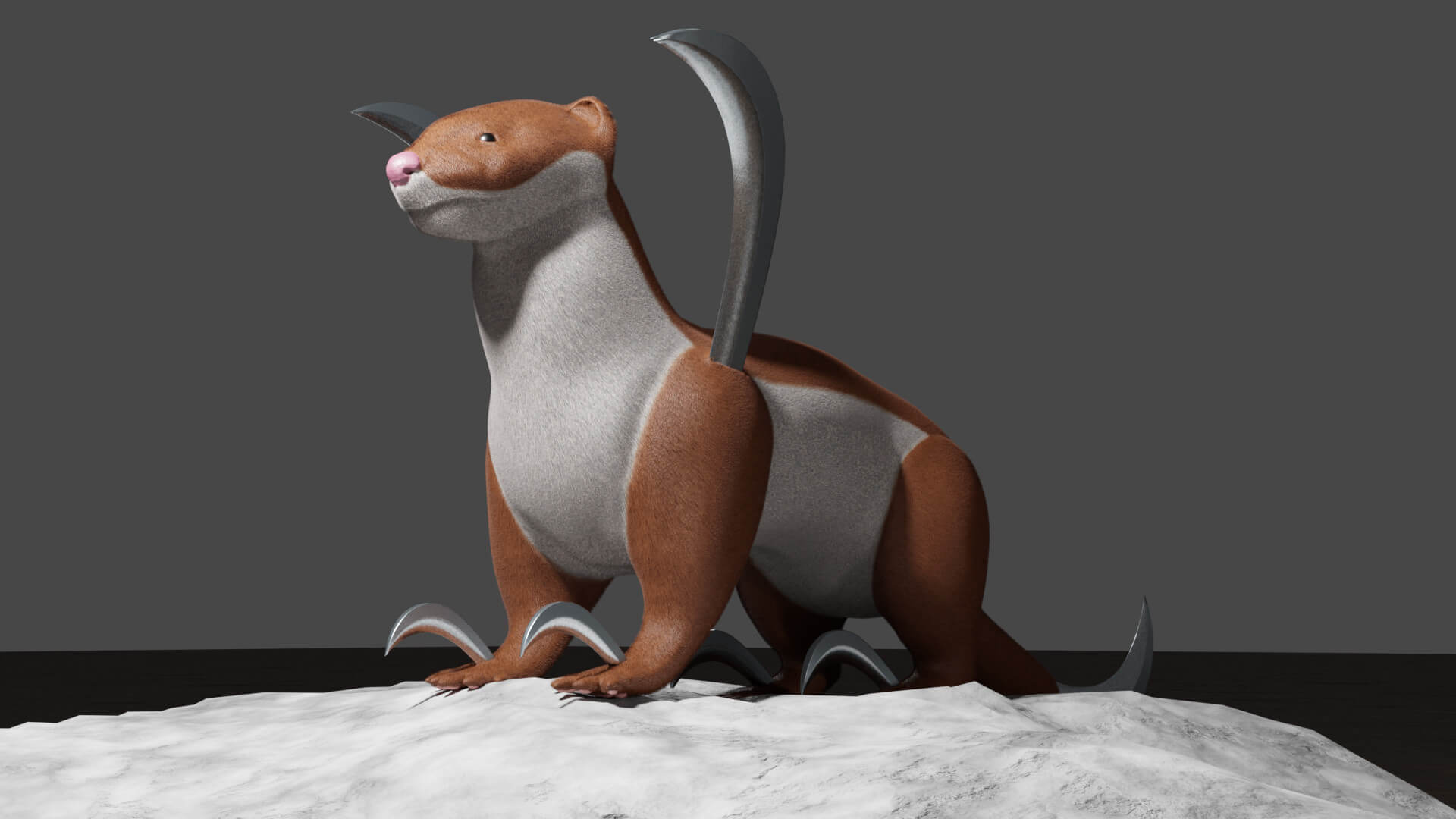 Japanese Yokai - Kamaitachi 3D Model by BlueChris206