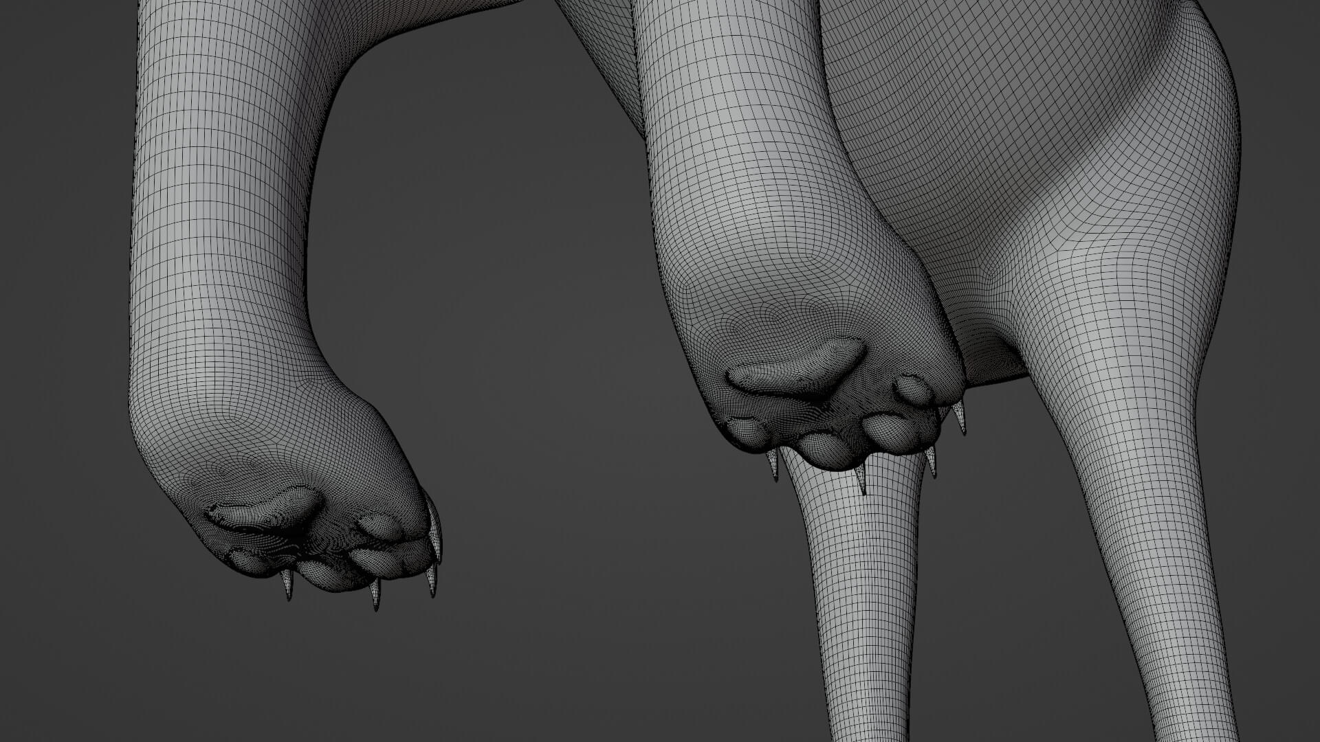 Japanese Yokai - Raiju 3D Model by BlueChris206