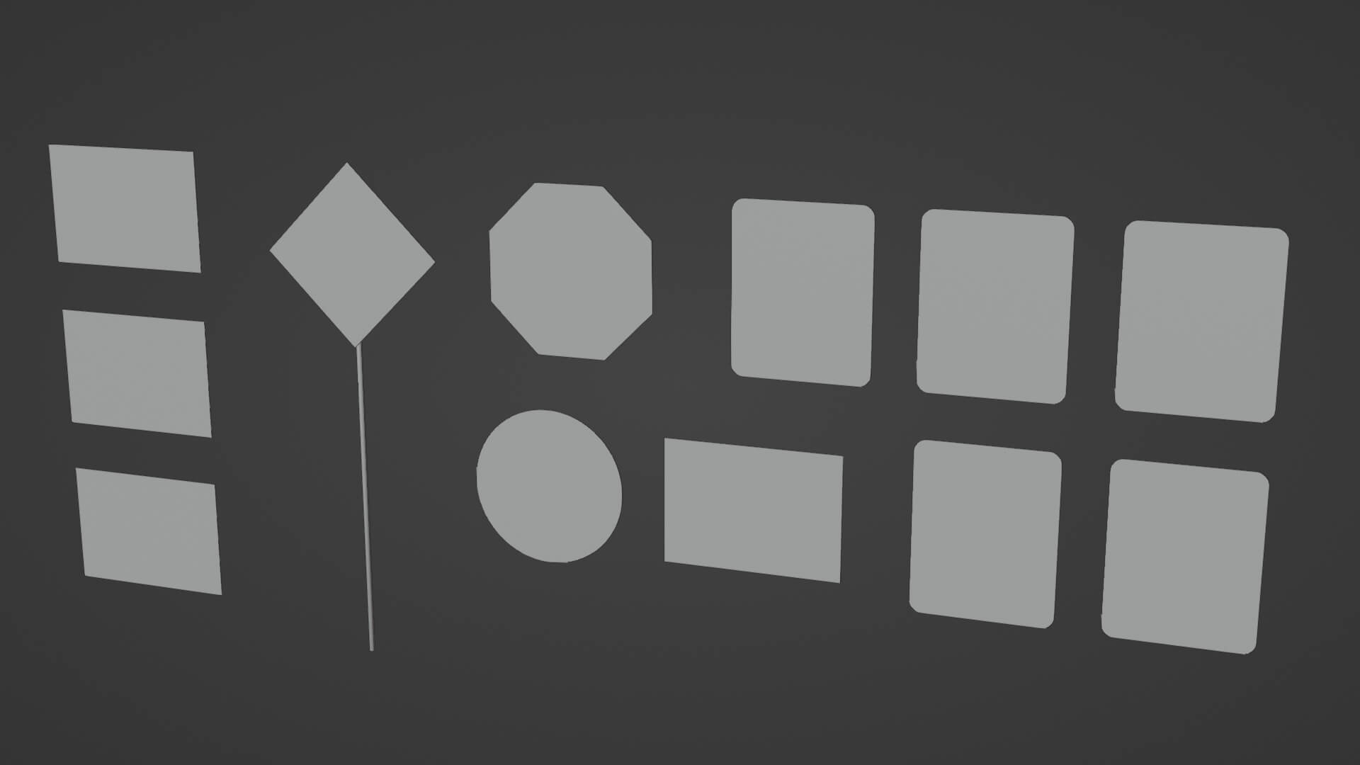 Signs & Road Signs - 3D Model by BlueChris206