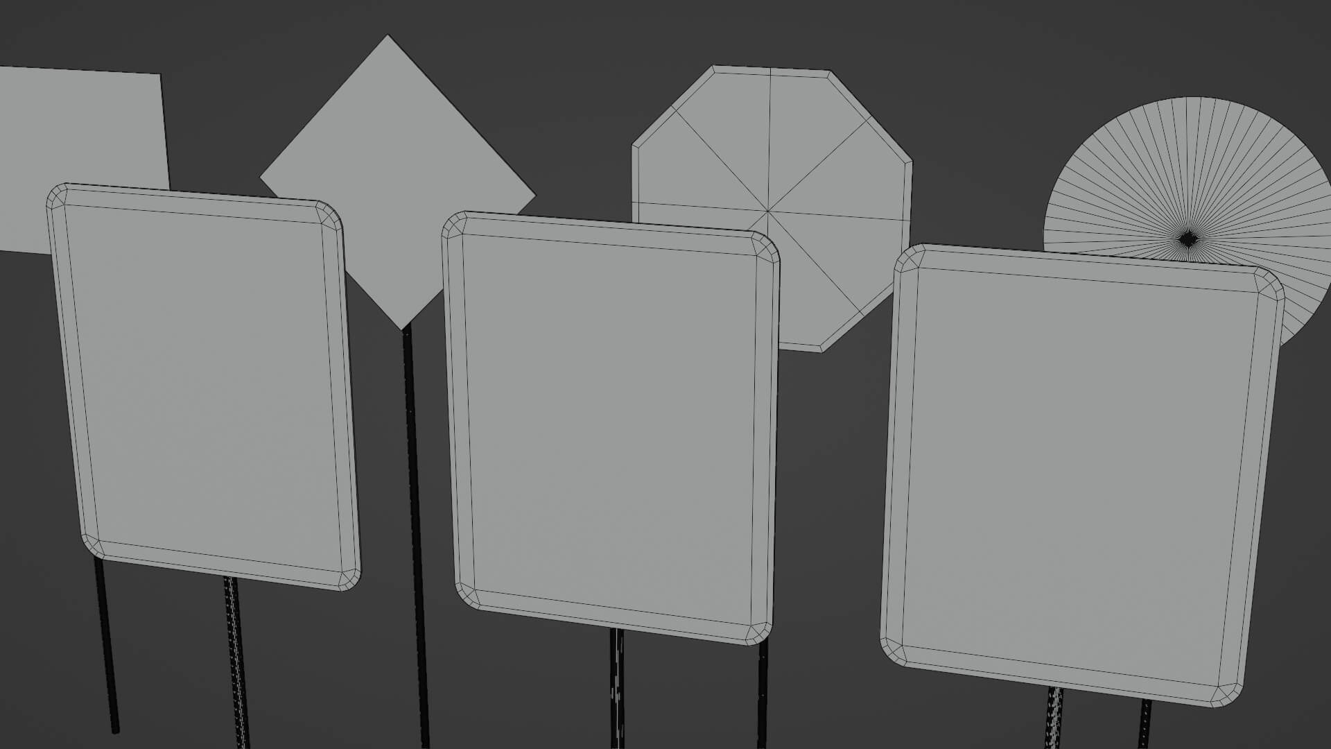 Signs & Road Signs - 3D Model by BlueChris206