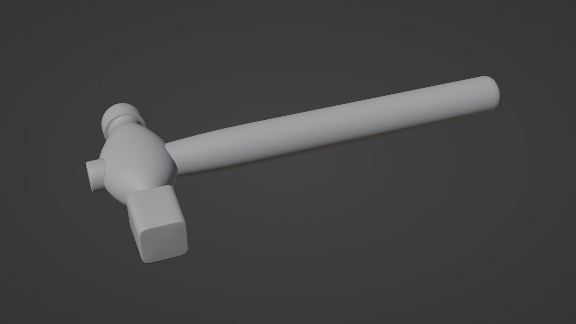 Small Ball Peen Hammer - 3D Model by BlueChris206