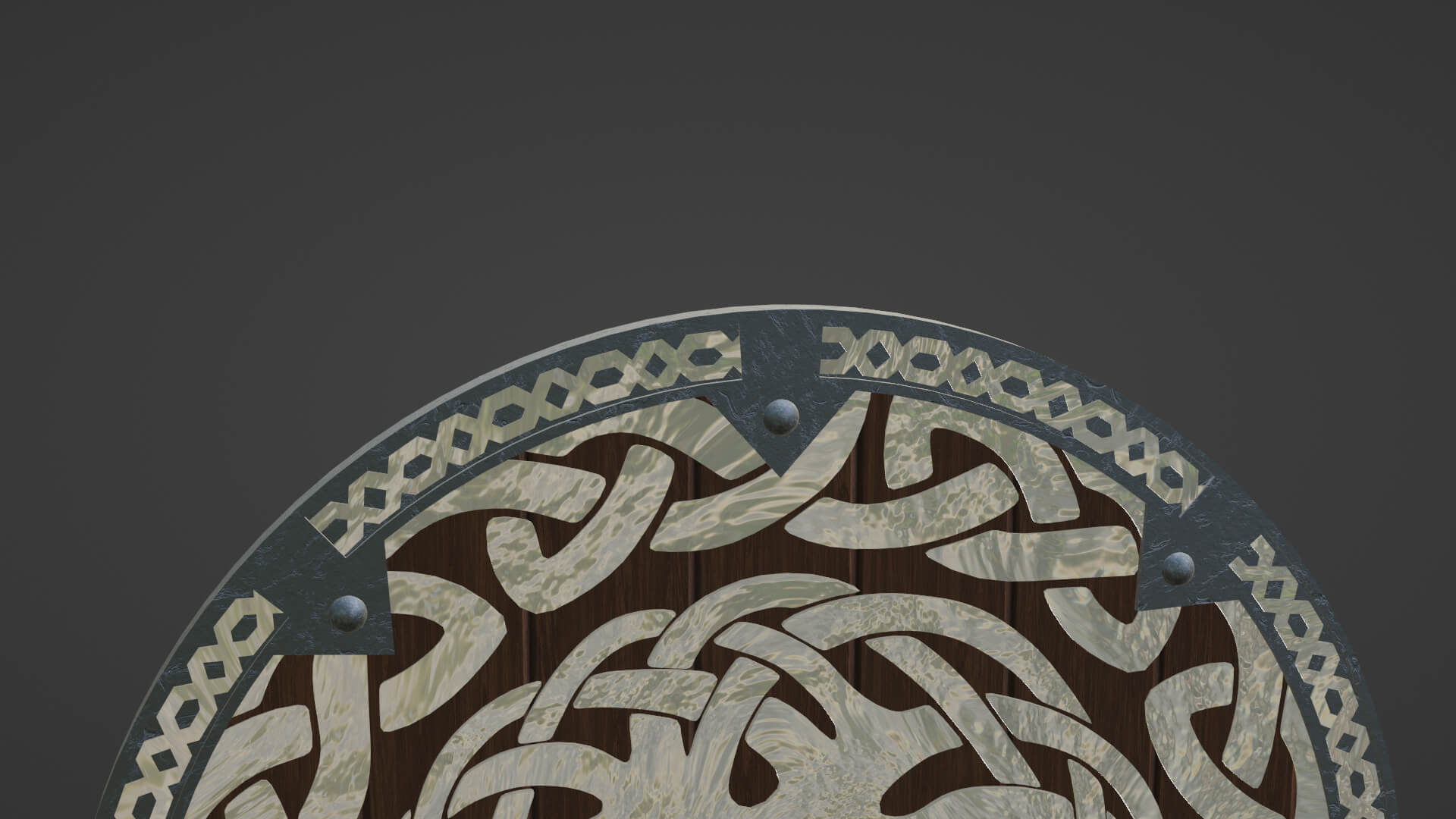 Viking Shield - Asgard 3D Model by BlueChris206