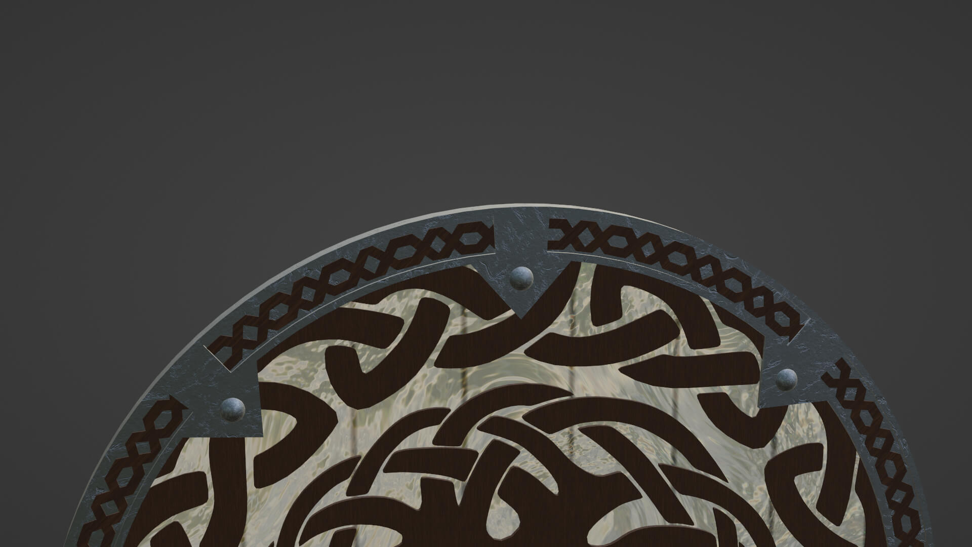 Viking Shield - Asgard 3D Model by BlueChris206