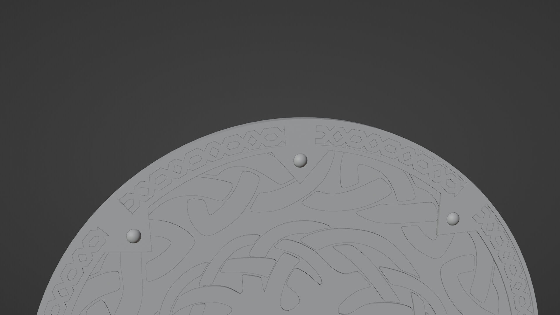 Viking Shield - Asgard 3D Model by BlueChris206