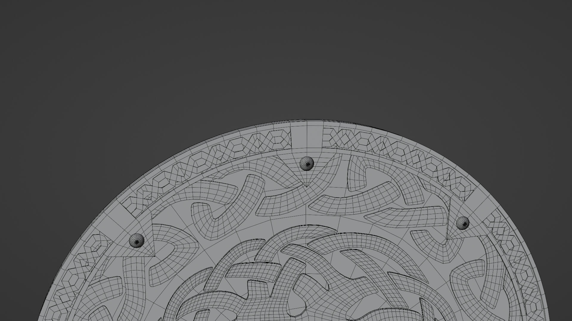 Viking Shield - Asgard 3D Model by BlueChris206