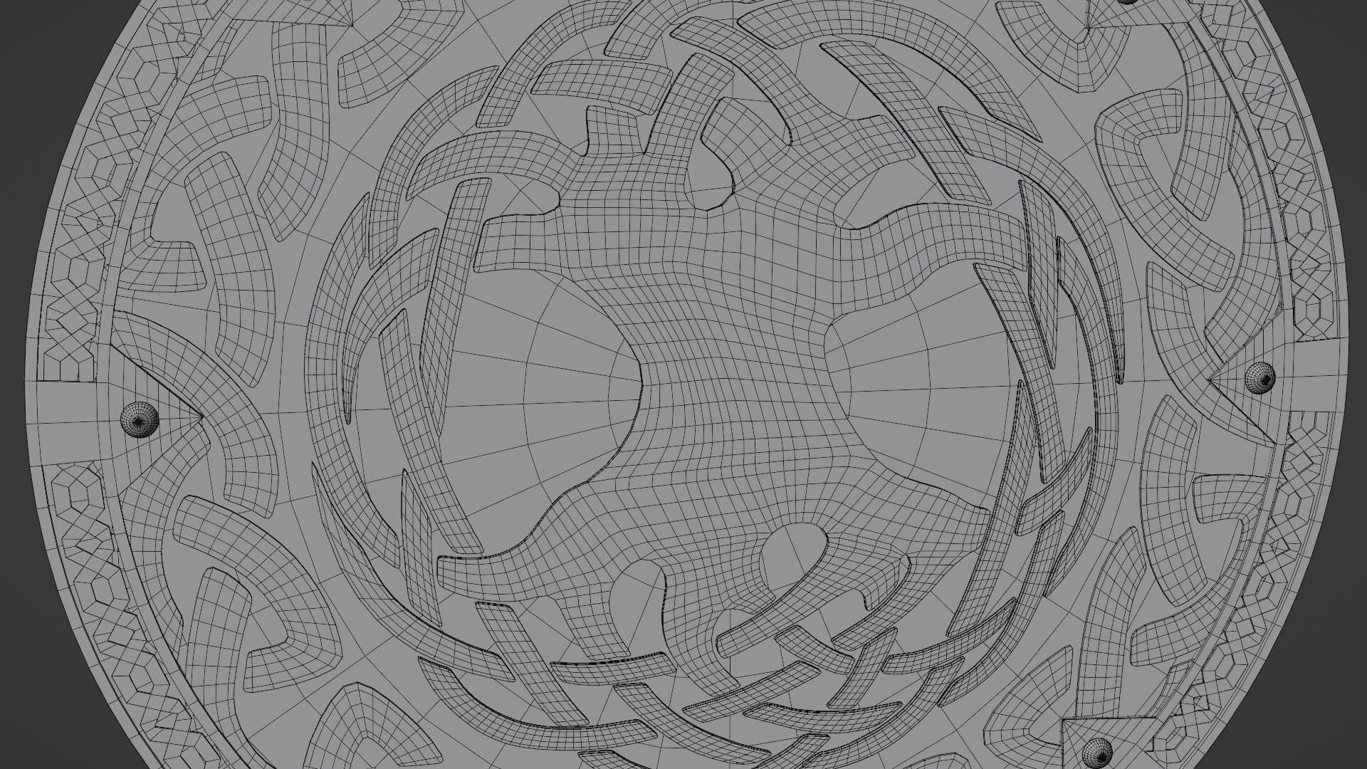 Viking Shield - Asgard 3D Model by BlueChris206