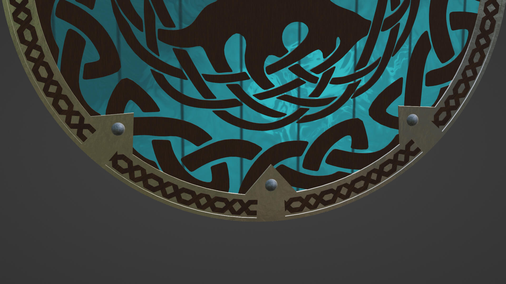 Viking Shield - Helheim 3D Model by BlueChris206