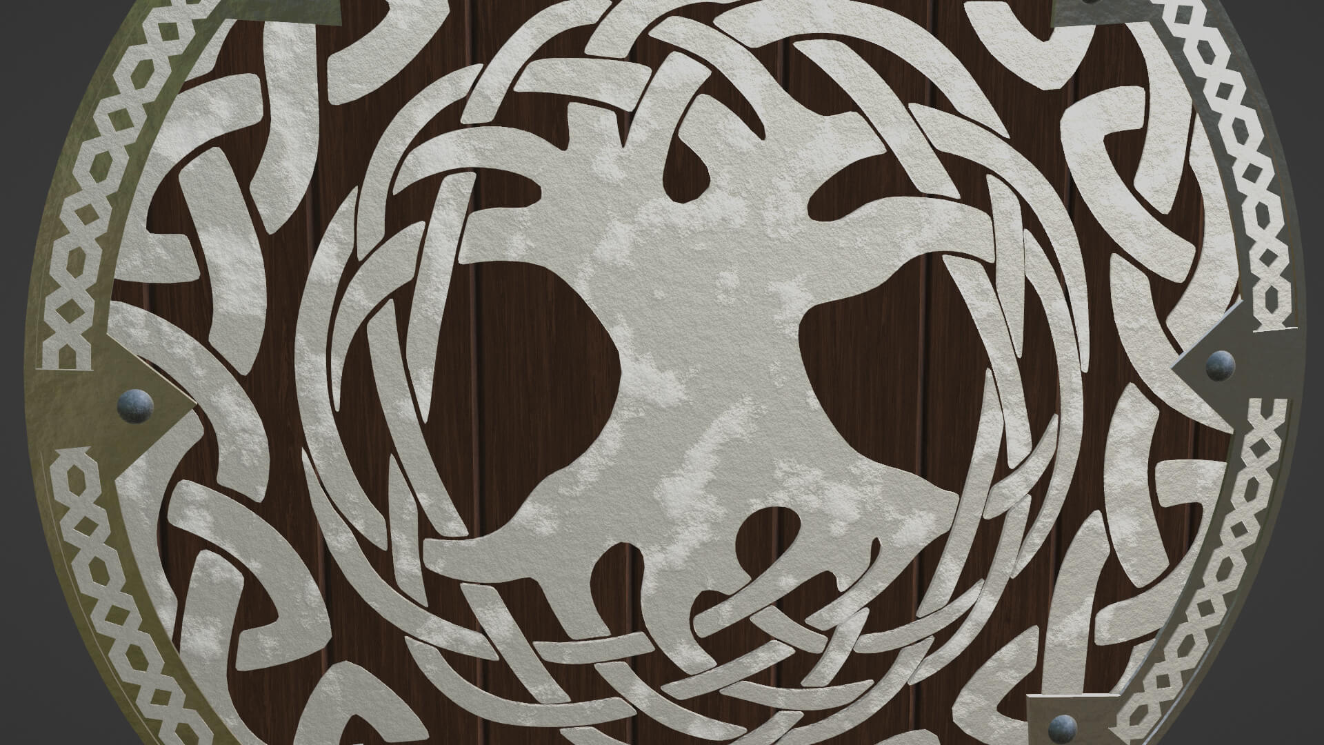 Viking Shield - Jotunheim 3D Model by BlueChris206