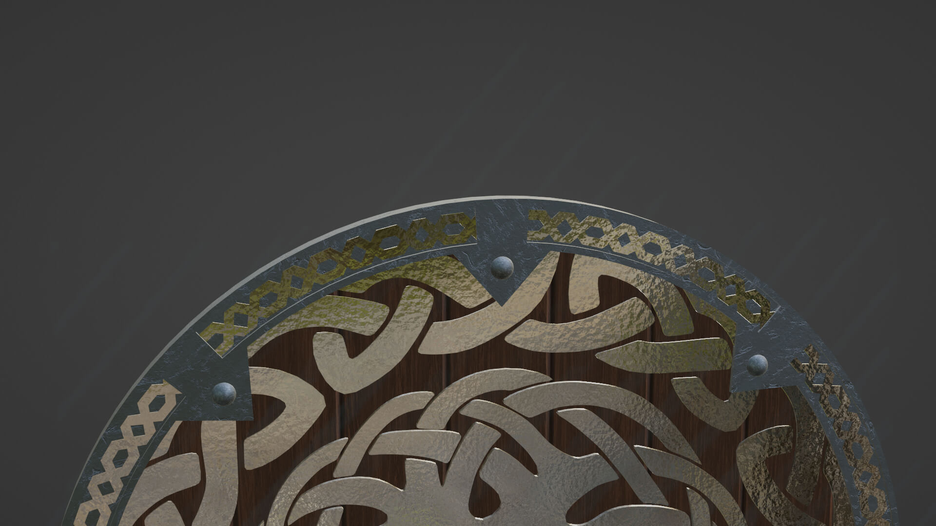 Viking Shield - Midgard 3D Model by BlueChris206