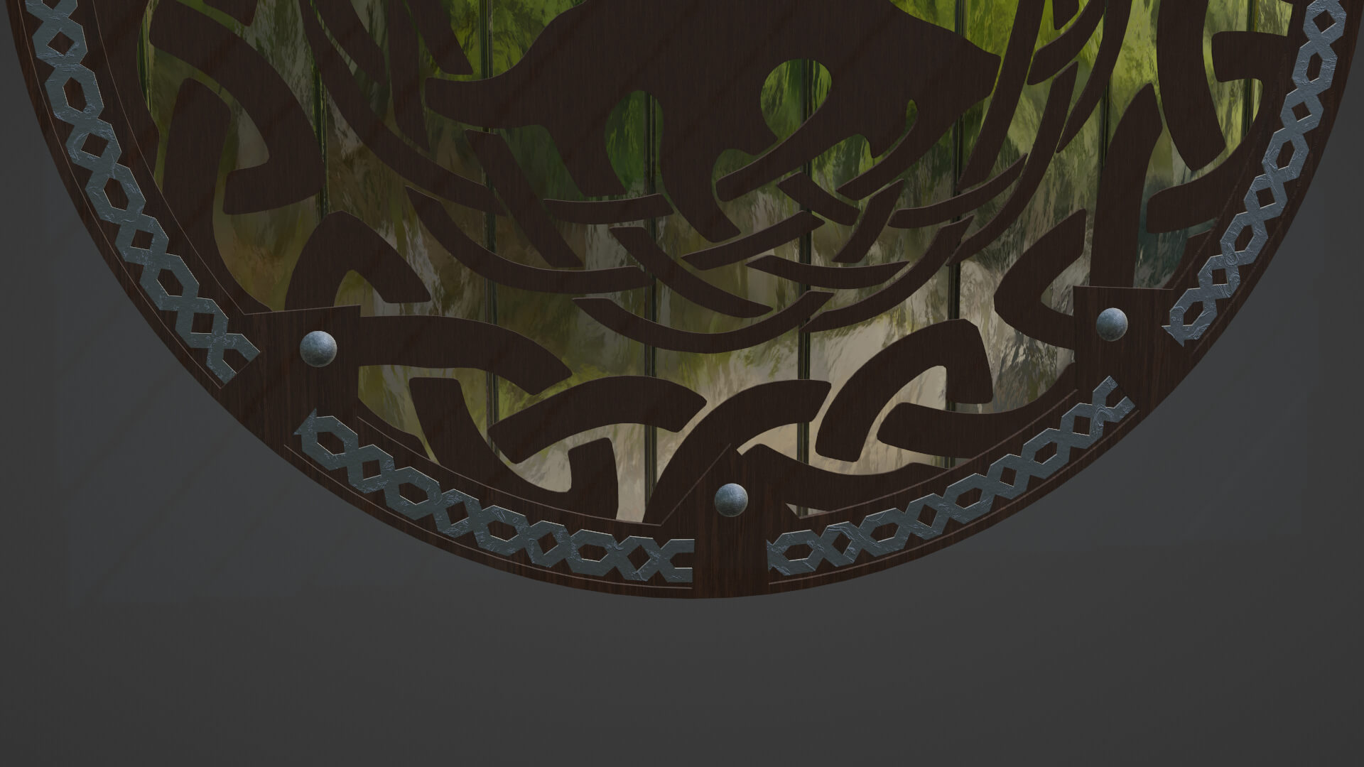 Viking Shield - Midgard 3D Model by BlueChris206