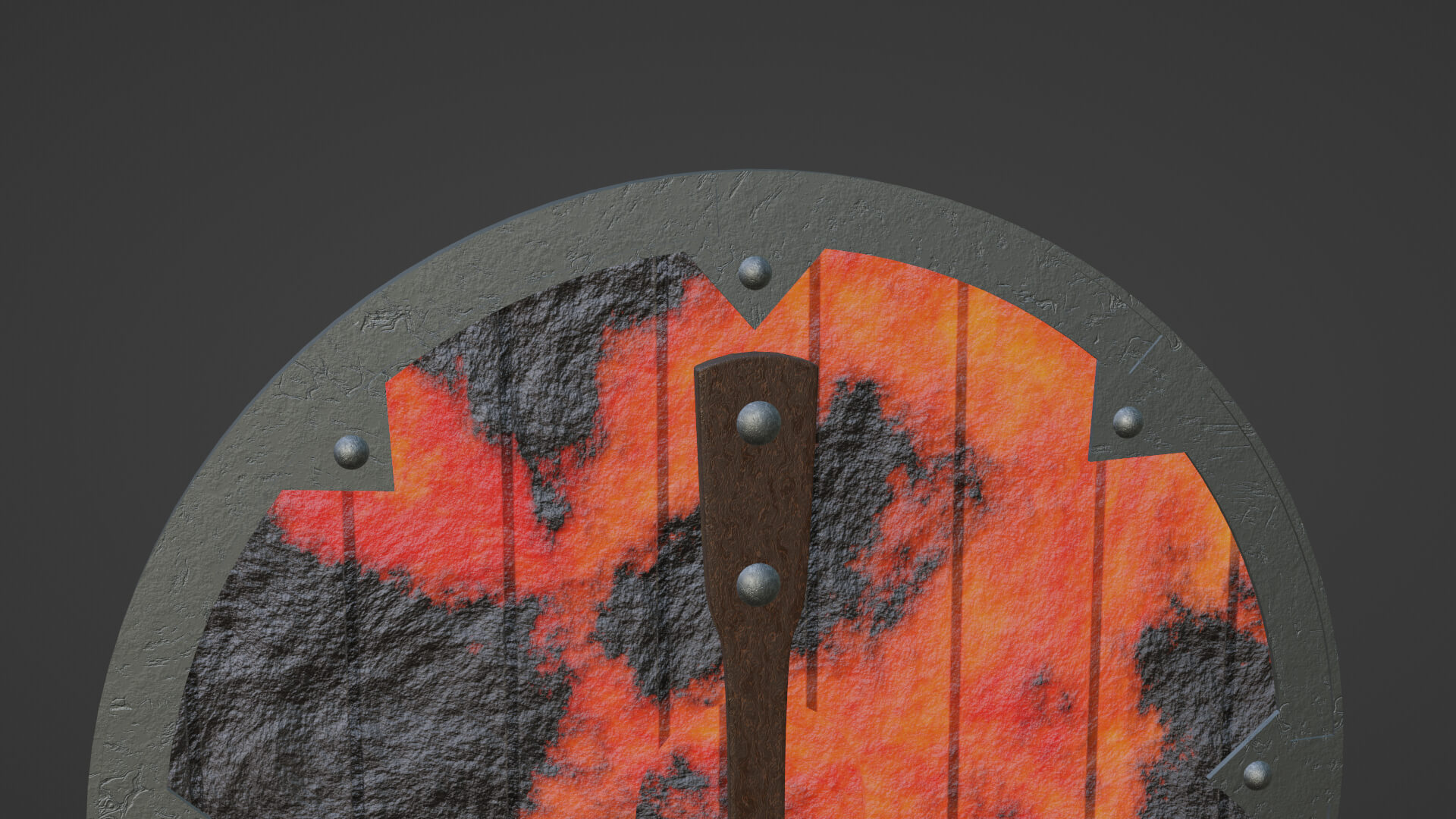 Viking Shield - Muspelheim 3D Model by BlueChris206