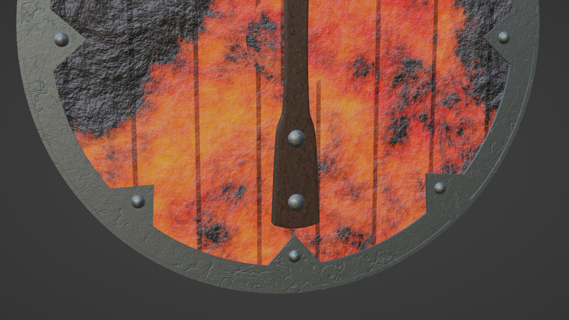 Viking Shield - Muspelheim 3D Model by BlueChris206