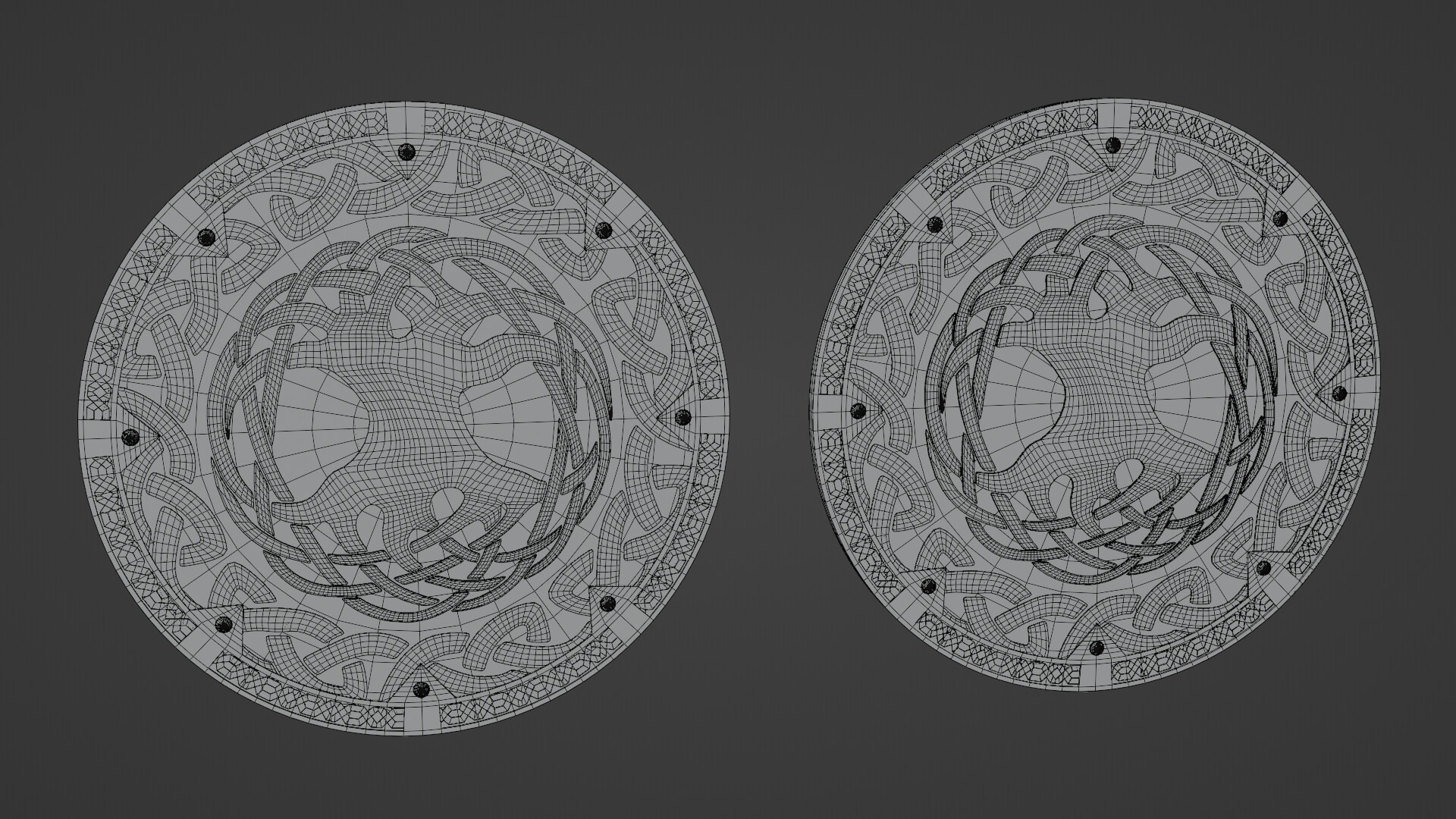Viking Shield - 3D Model by BlueChris206
