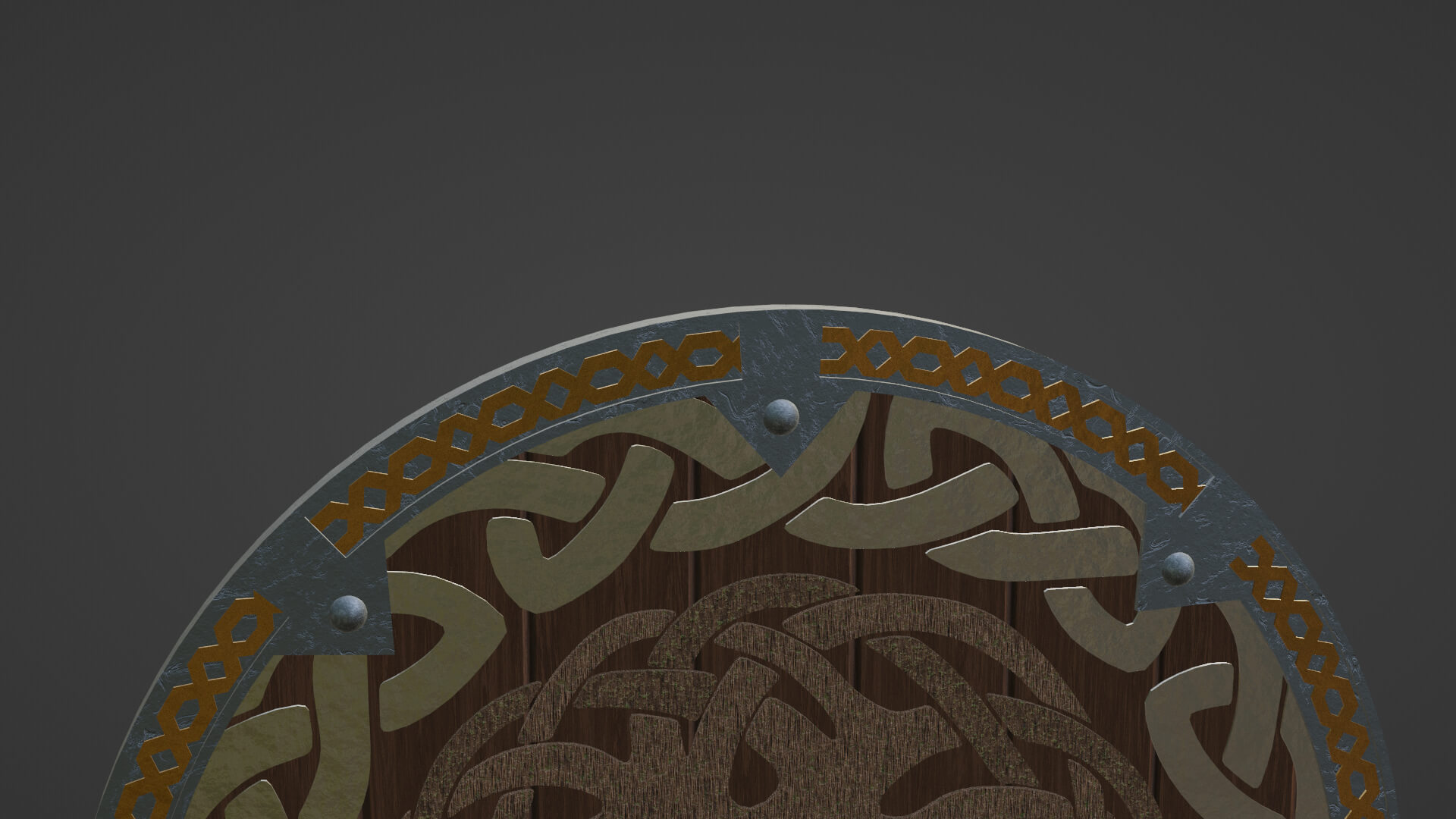 Viking Shield - 3D Model by BlueChris206