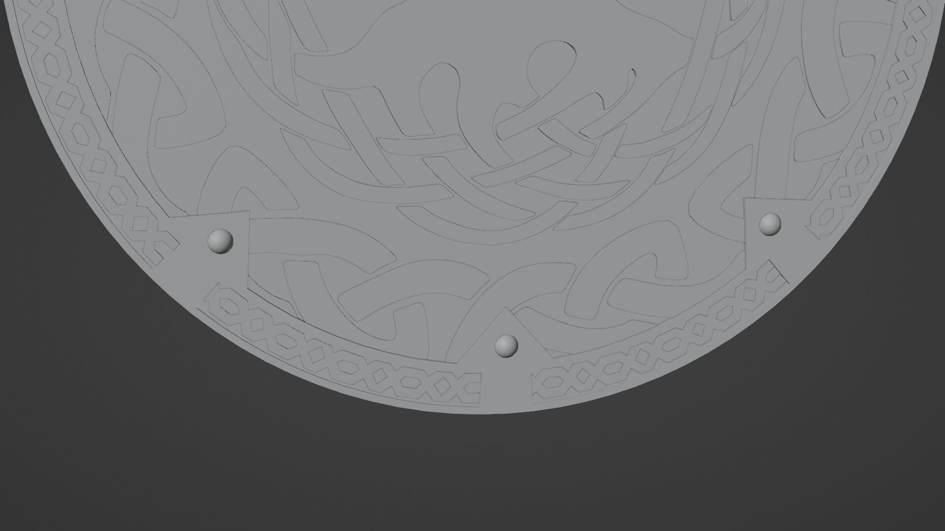 Viking Shield - 3D Model by BlueChris206