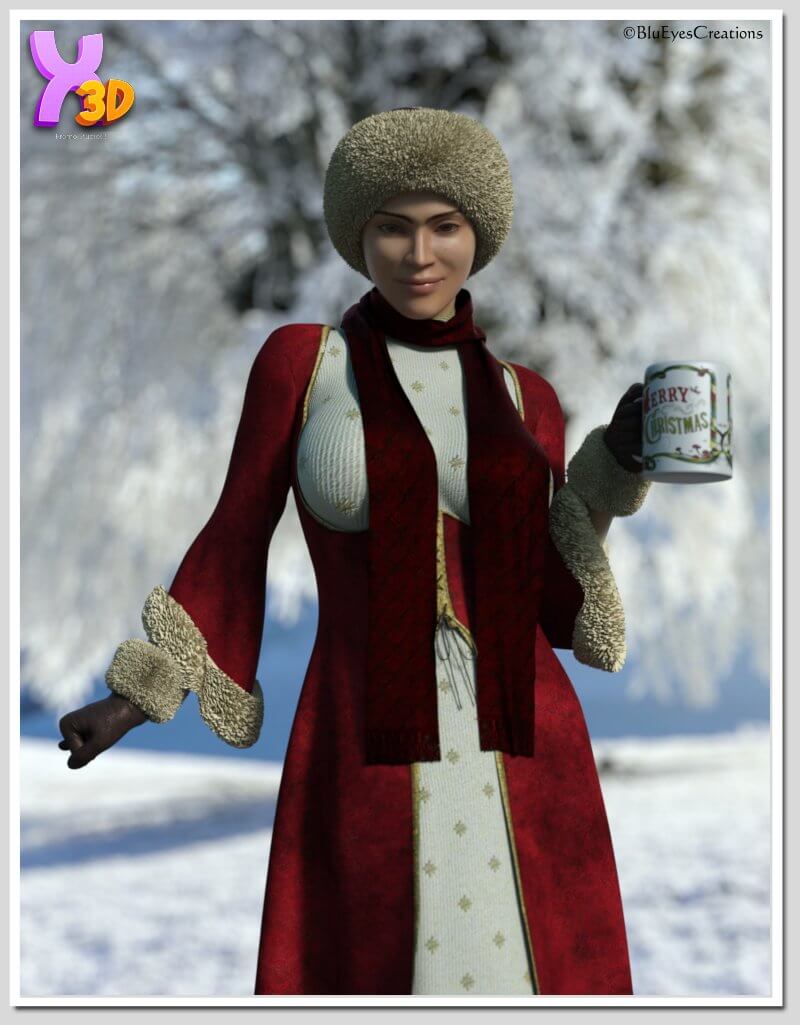 Michelle (2) 3D Render, Digital Art by blueyescreations