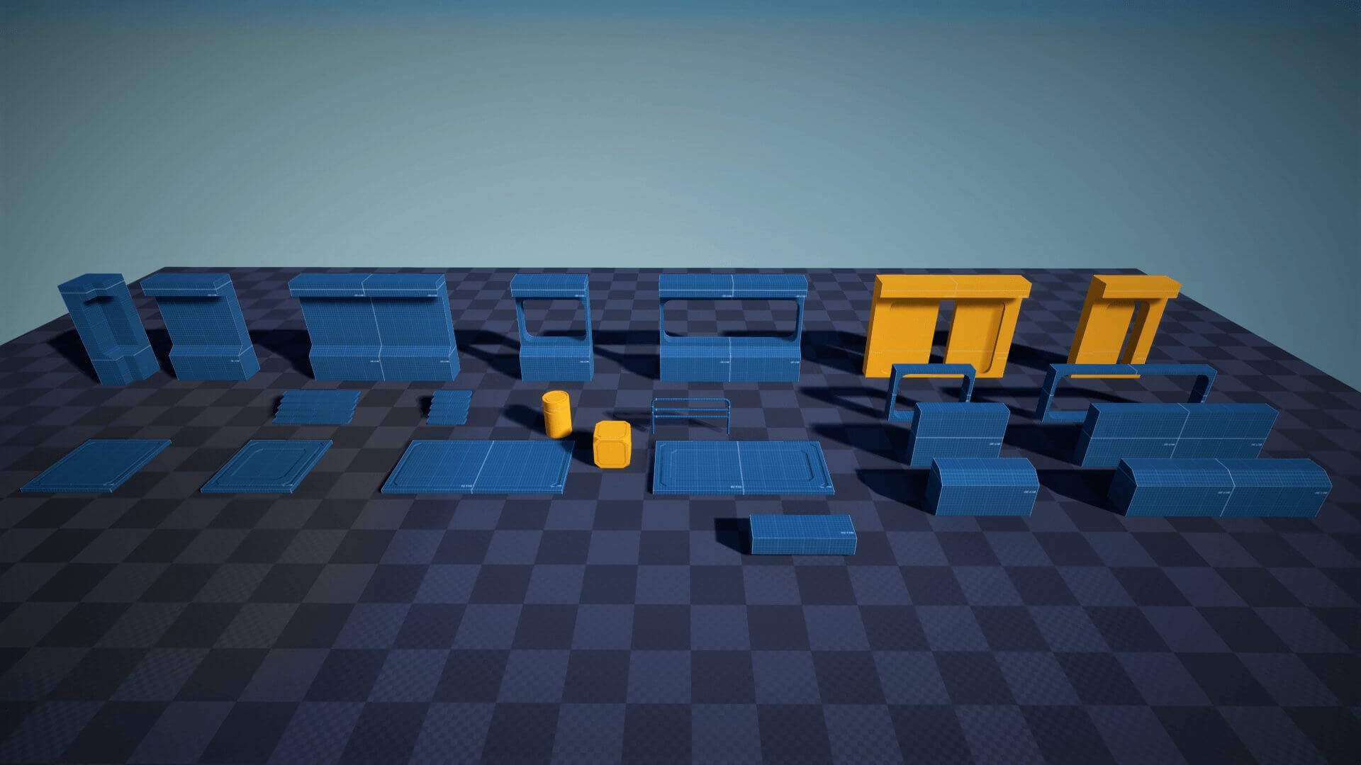 SciFi Prototype Pack - Unreal Engine 3D Model by BluLike1969