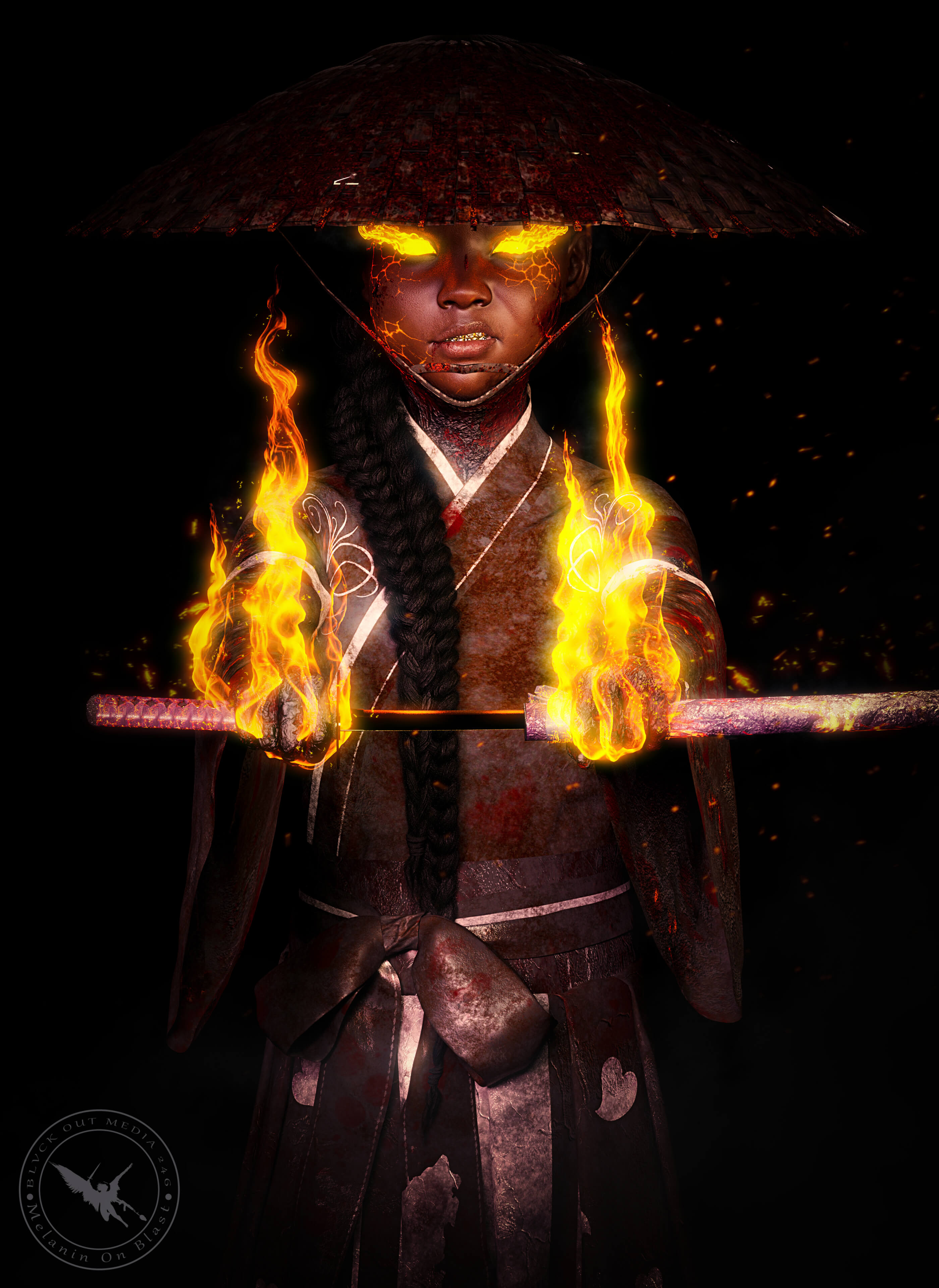 Rage 3D Render, Digital Art by BlvckOutMedia246