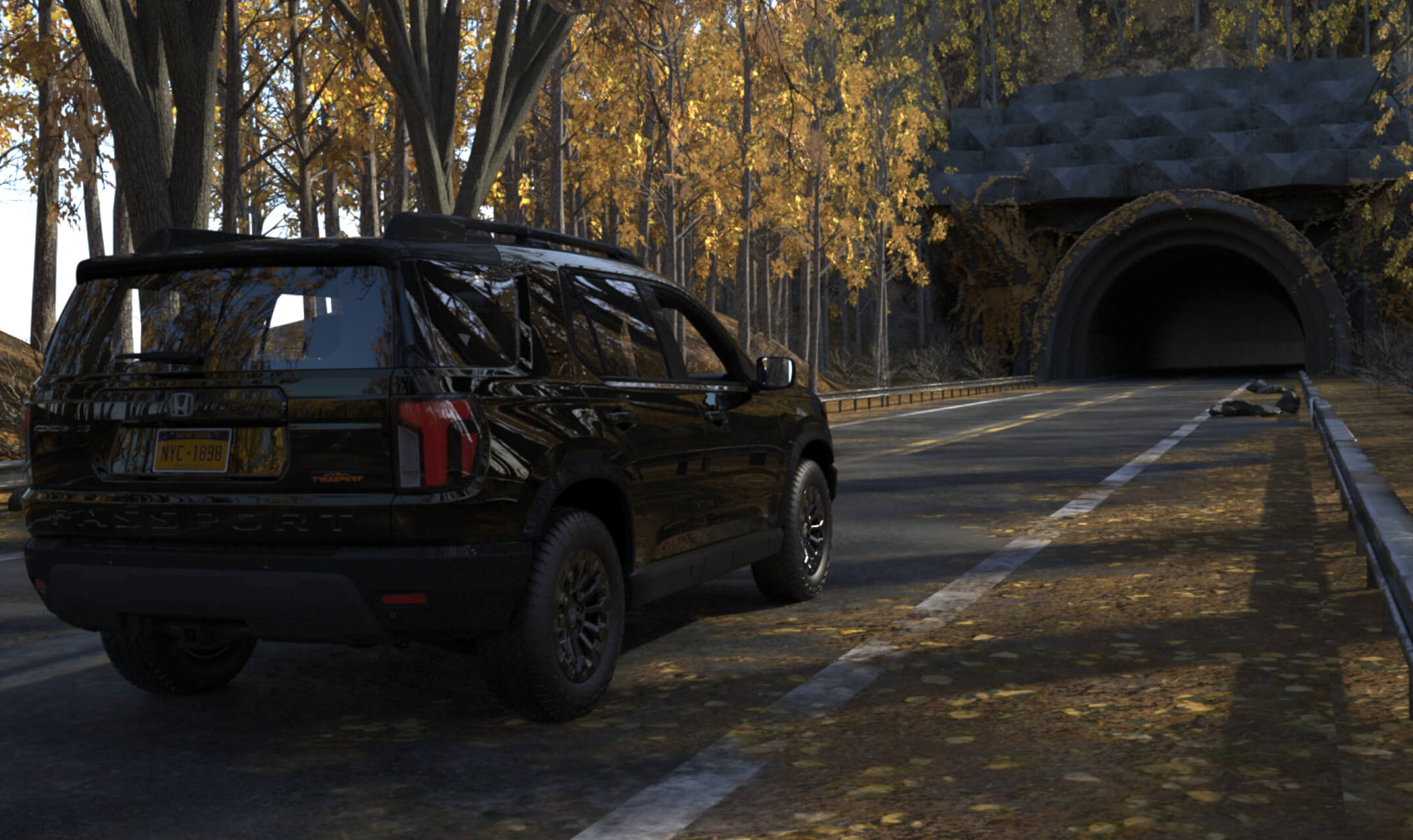 Road Trips 3D Render, Digital Art by bmedia3d