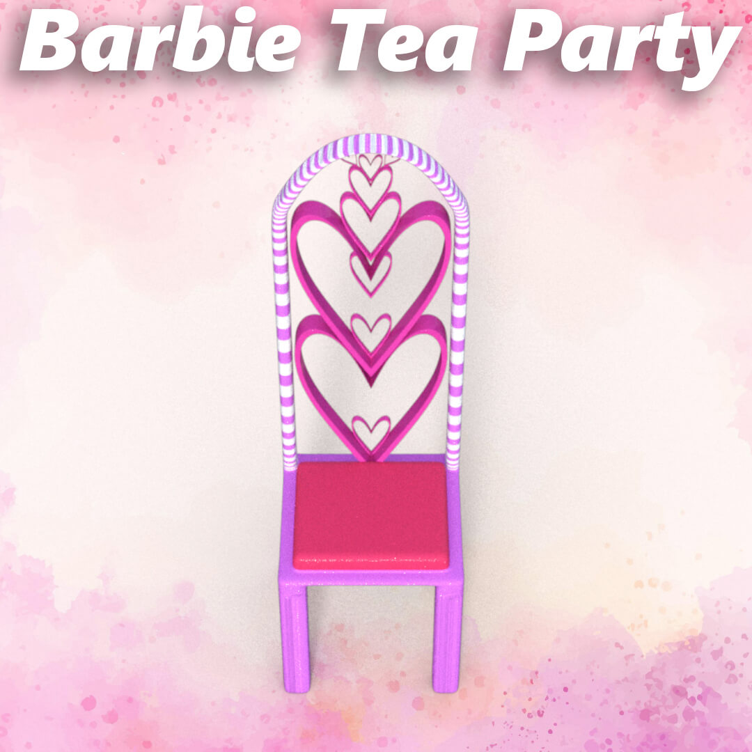 Barbie Tea Party - Daz Content by BoBo3D