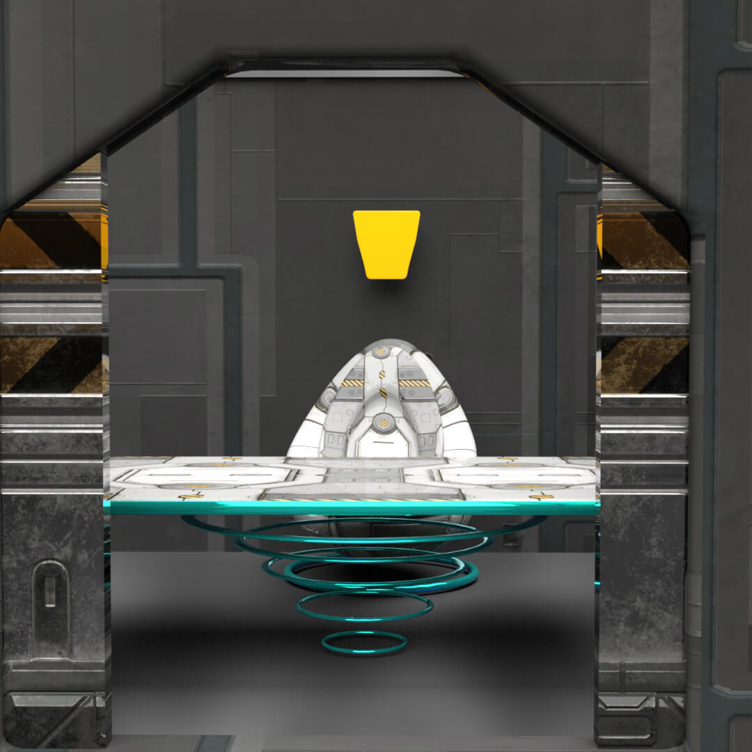 Futuristic Cyber Room - Daz Content by BoBo3D