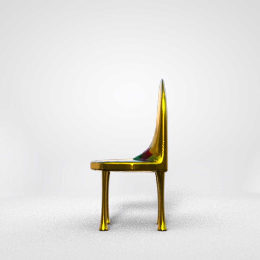 Golden Chair - Daz Content by BoBo3D