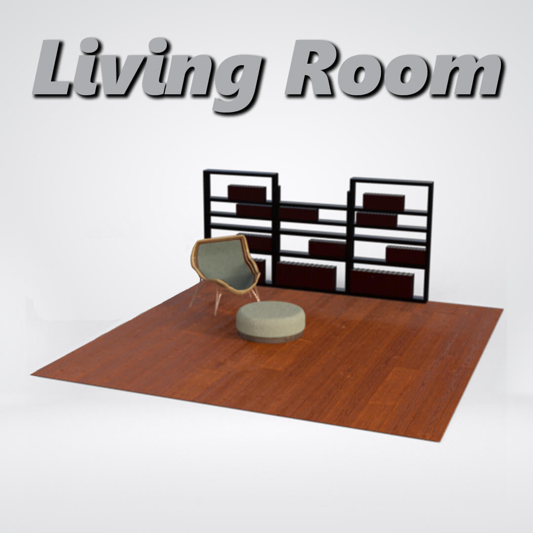 Living Room - Daz Content by BoBo3D