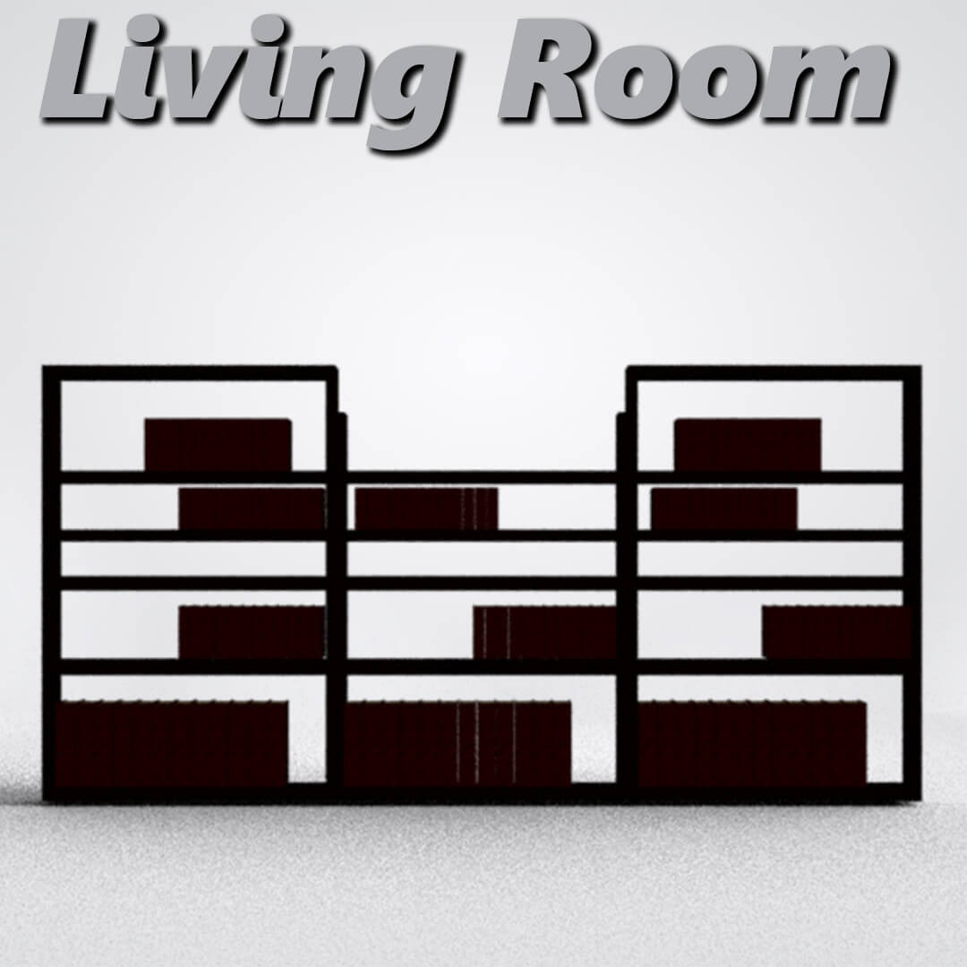 Living Room - Daz Content by BoBo3D