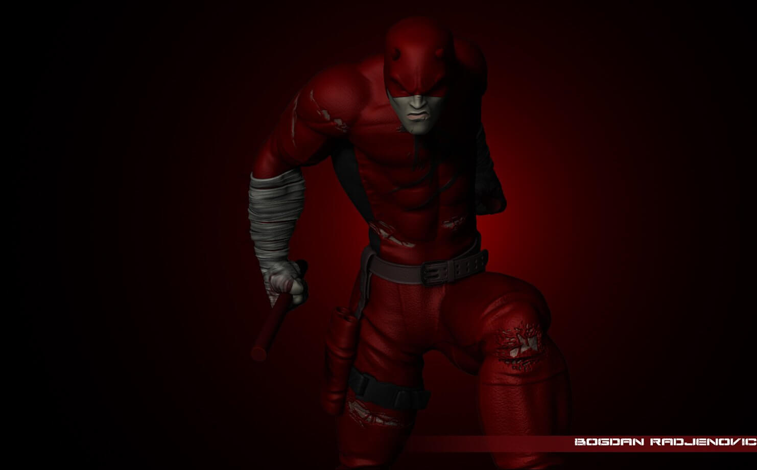 Daredevil - 3D Model by bogdan_rdjnvc