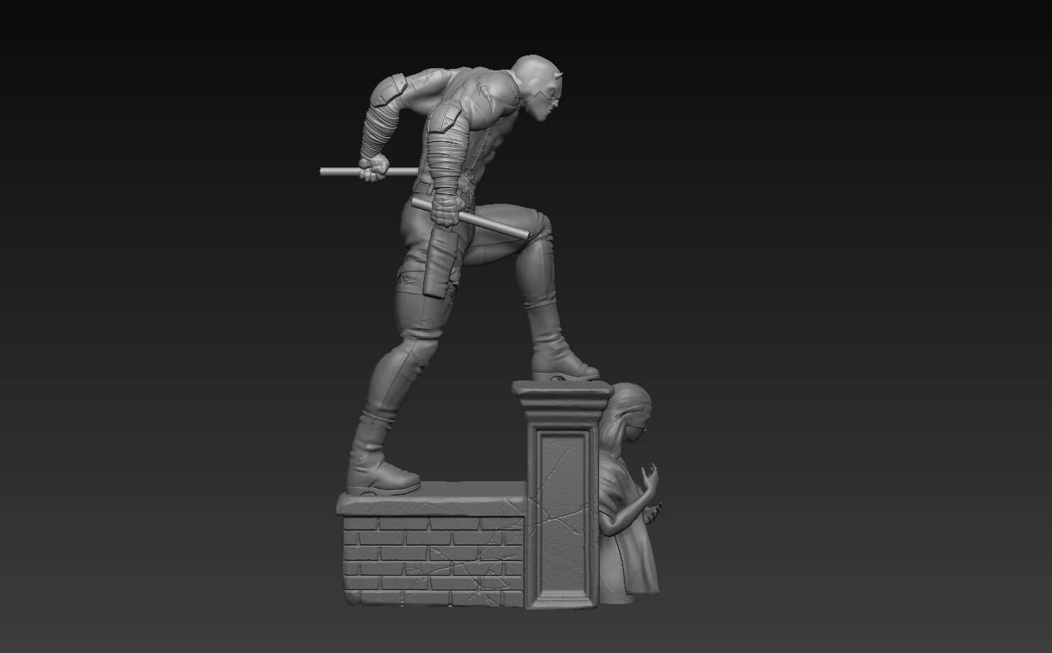 Daredevil - 3D Model by bogdan_rdjnvc