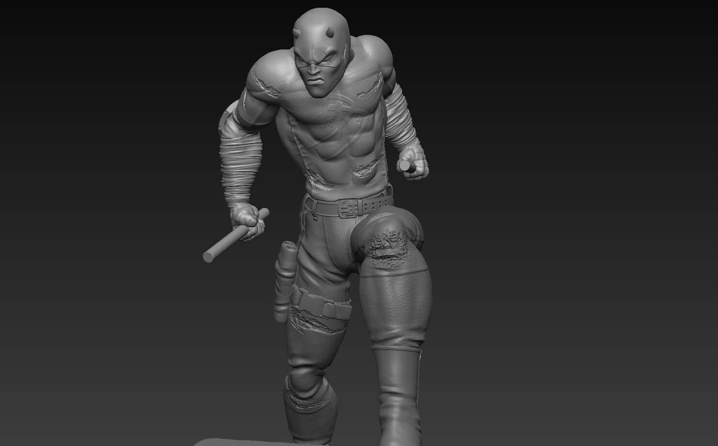 Daredevil - 3D Model by bogdan_rdjnvc