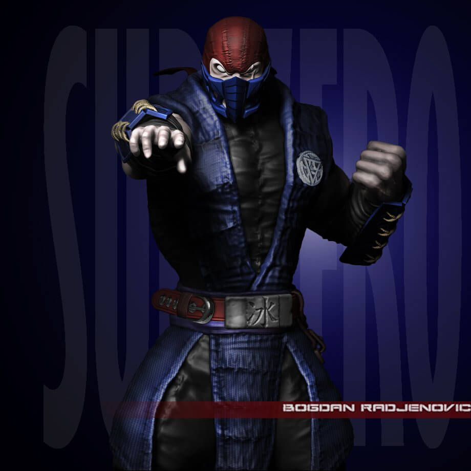 Sub-Zero Mortal Kombat 3D Model by bogdan_rdjnvc